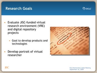 What Are Virtual Researchers Up To | PPT
