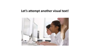 What are visual texts (1E3) | PPTX
