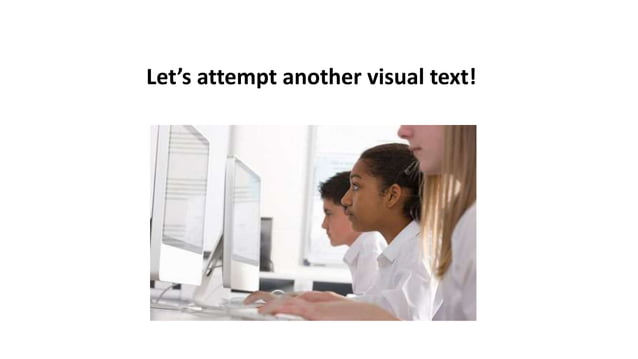 What are visual texts (1E3) | PPTX