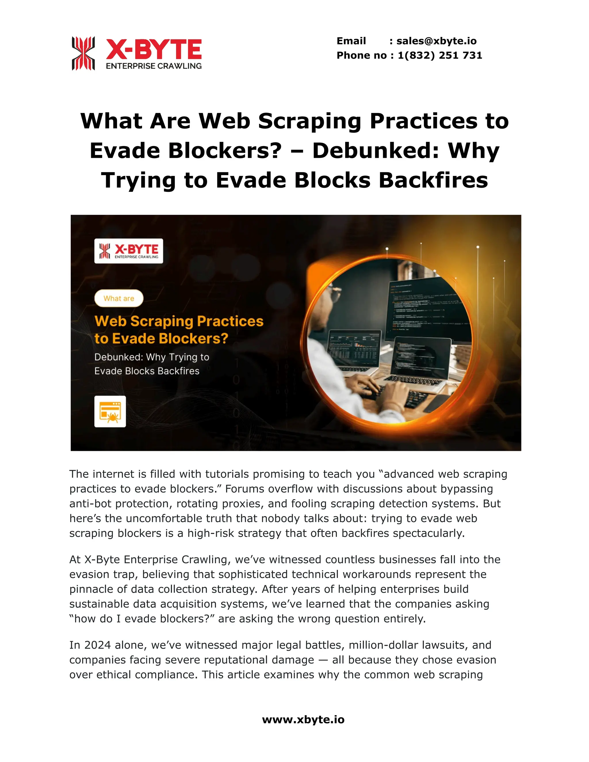 What Are Web Scraping Practices to Evade Blockers? – Debunked: Why ...