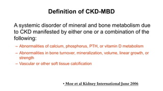 What are we missing in CKD-MBD management? - prof. Magdy El Sharkawy | PPTX