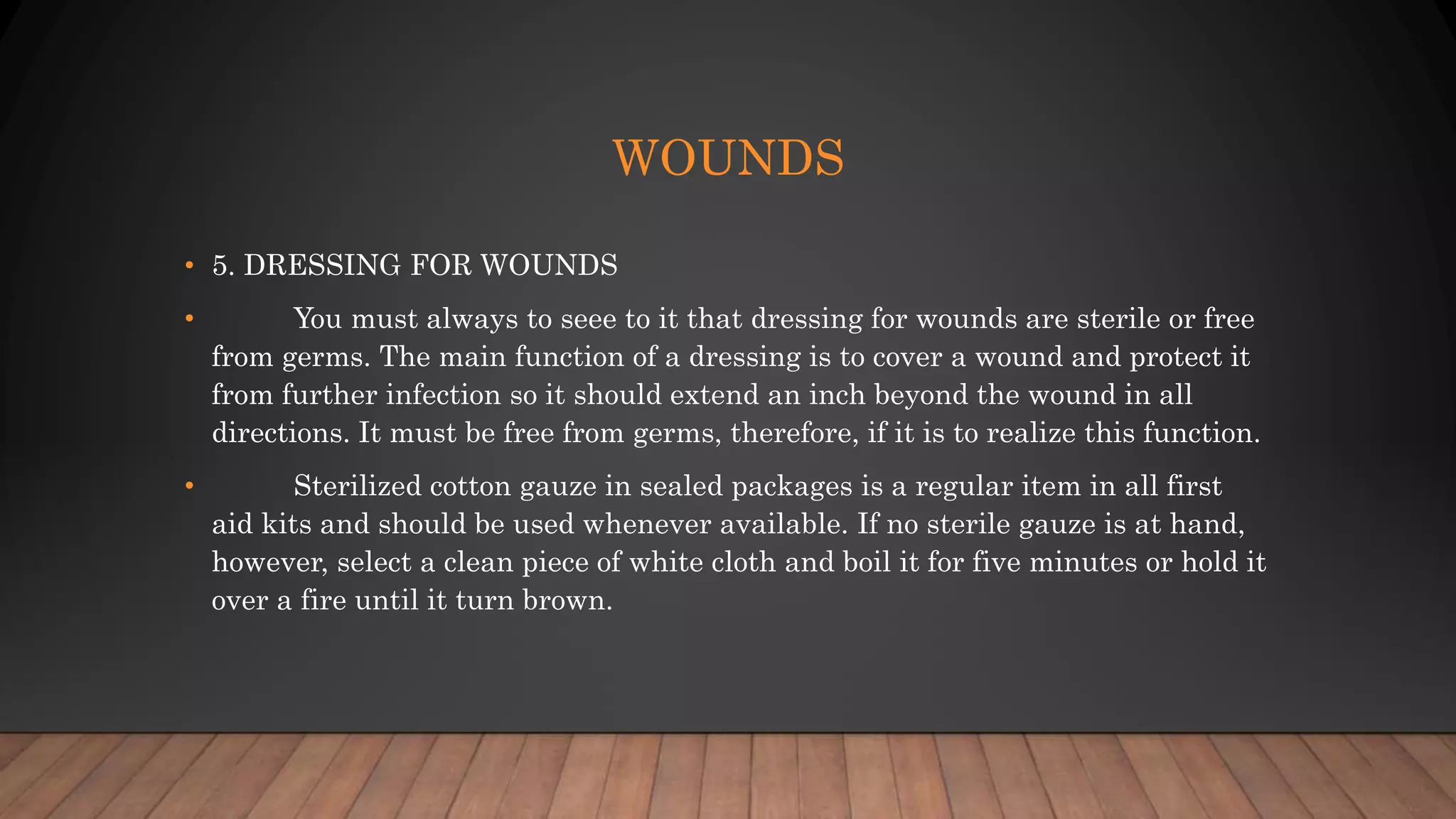 What are wounds | PPTX