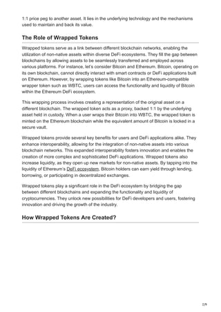 Popular Examples of Wrapped Tokens.. pdf | PDF