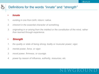 What Are Your Innate Strengths | PPSX