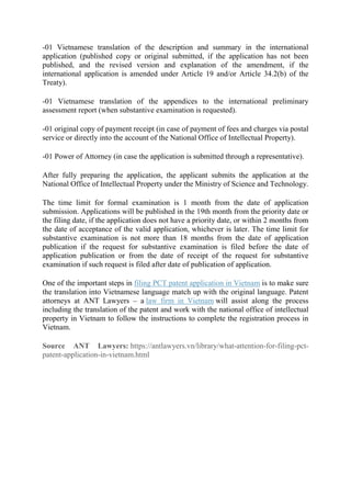 What Attention for Filing PCT Patent Application in Vietnam in 2023.pdf