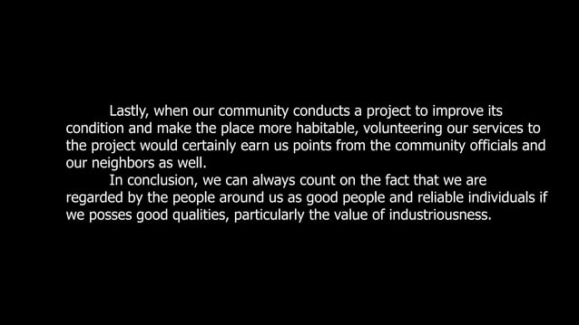 What being industrious is all about | PPT