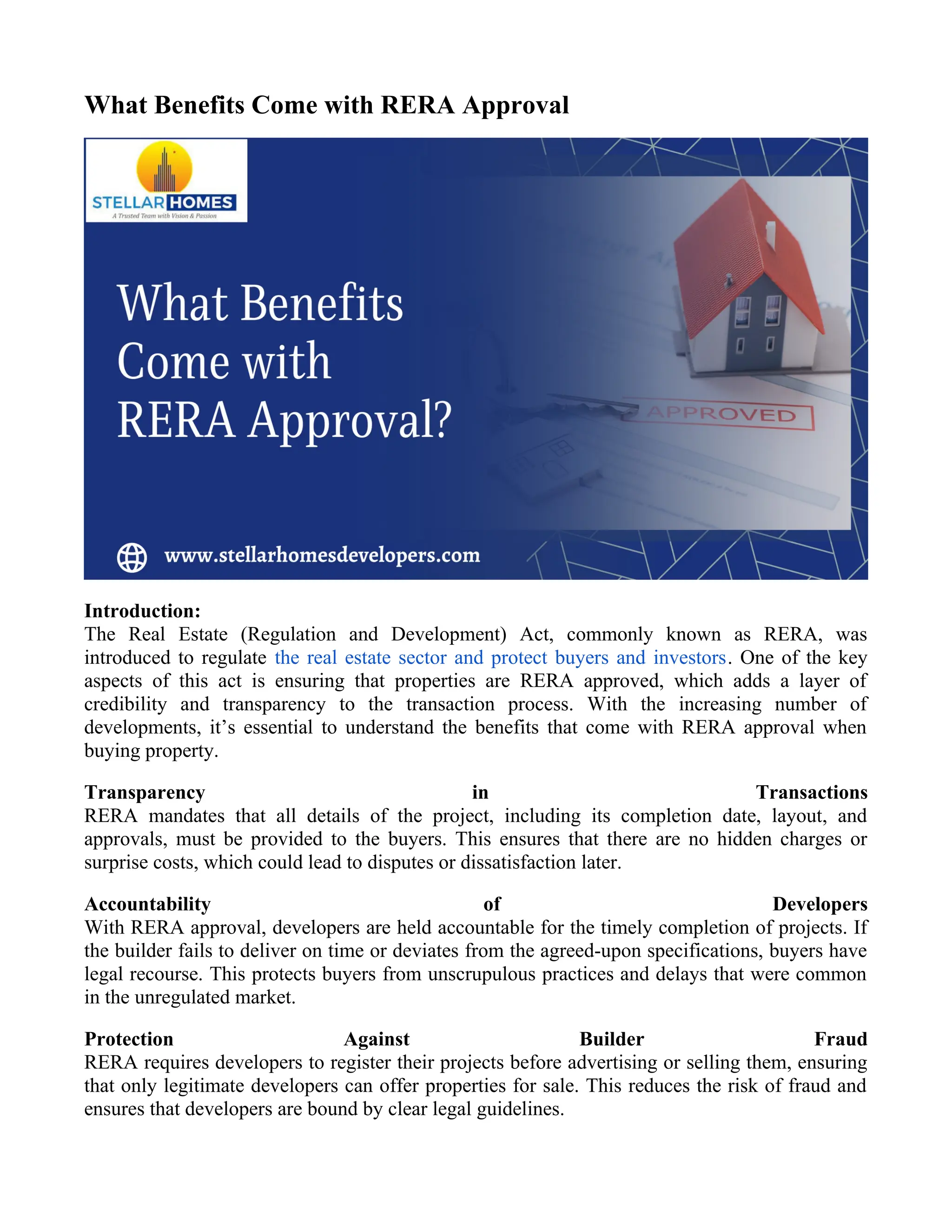 What Benefits Come with RERA Approval.docx