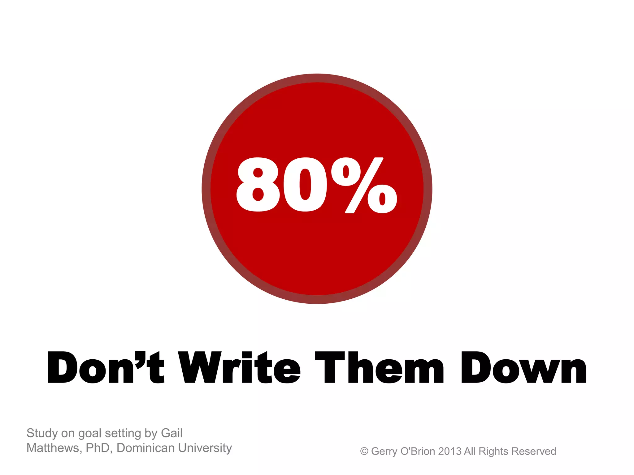 What big brands know goal setting techniques | PPTX