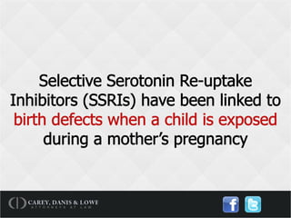 What Birth Defects Do SSRIs Cause? | PPT