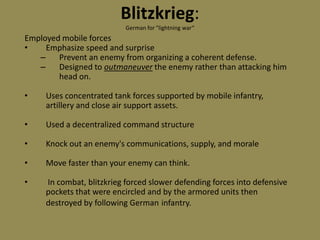 What blitzkrieg looks like | PPTX