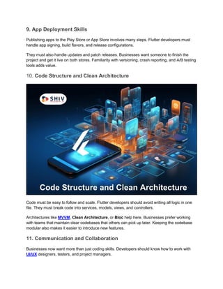 Detailed Guide on Skills Businesses Expect from Flutter Developers | PDF