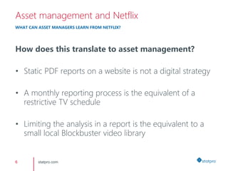 What can asset managers learn from Netflix? | PPTX | Home Entertainment ...