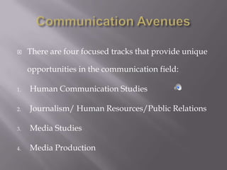 What can communication degree’s do for me | PPTX