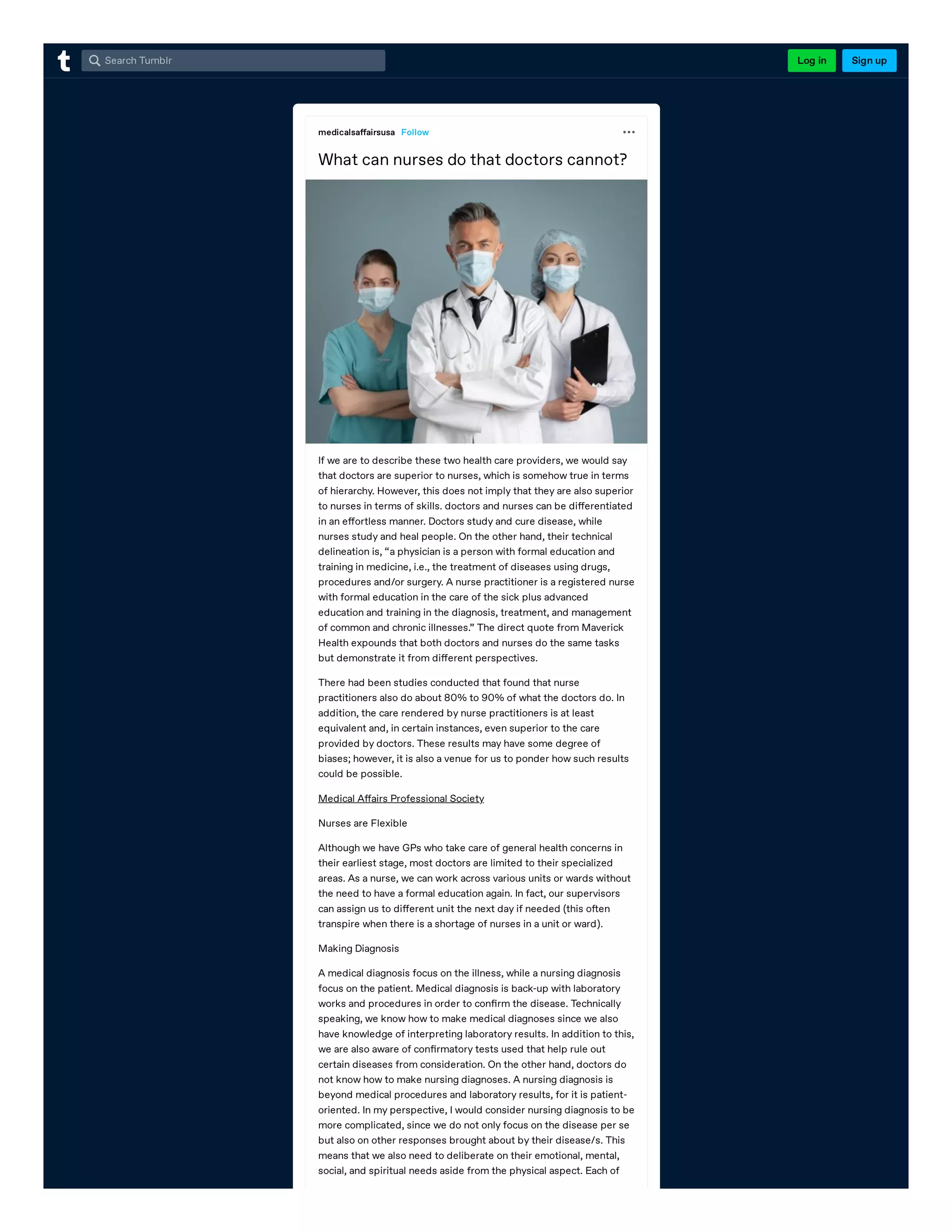 What can nurses do that doctors cannot? | PDF
