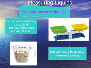 What can we observe about liquids | PPT
