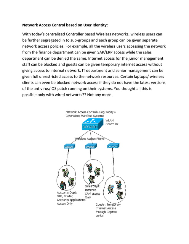 What can you do with todays centralized wireless networks | DOCX | Computer Networking | Computing