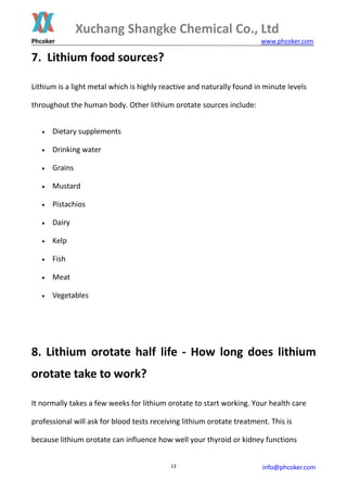 Lithium orotate experience: What can you get from taking lithium ...