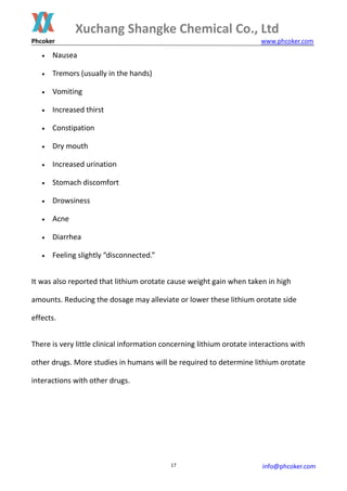 Lithium orotate experience: What can you get from taking lithium ...