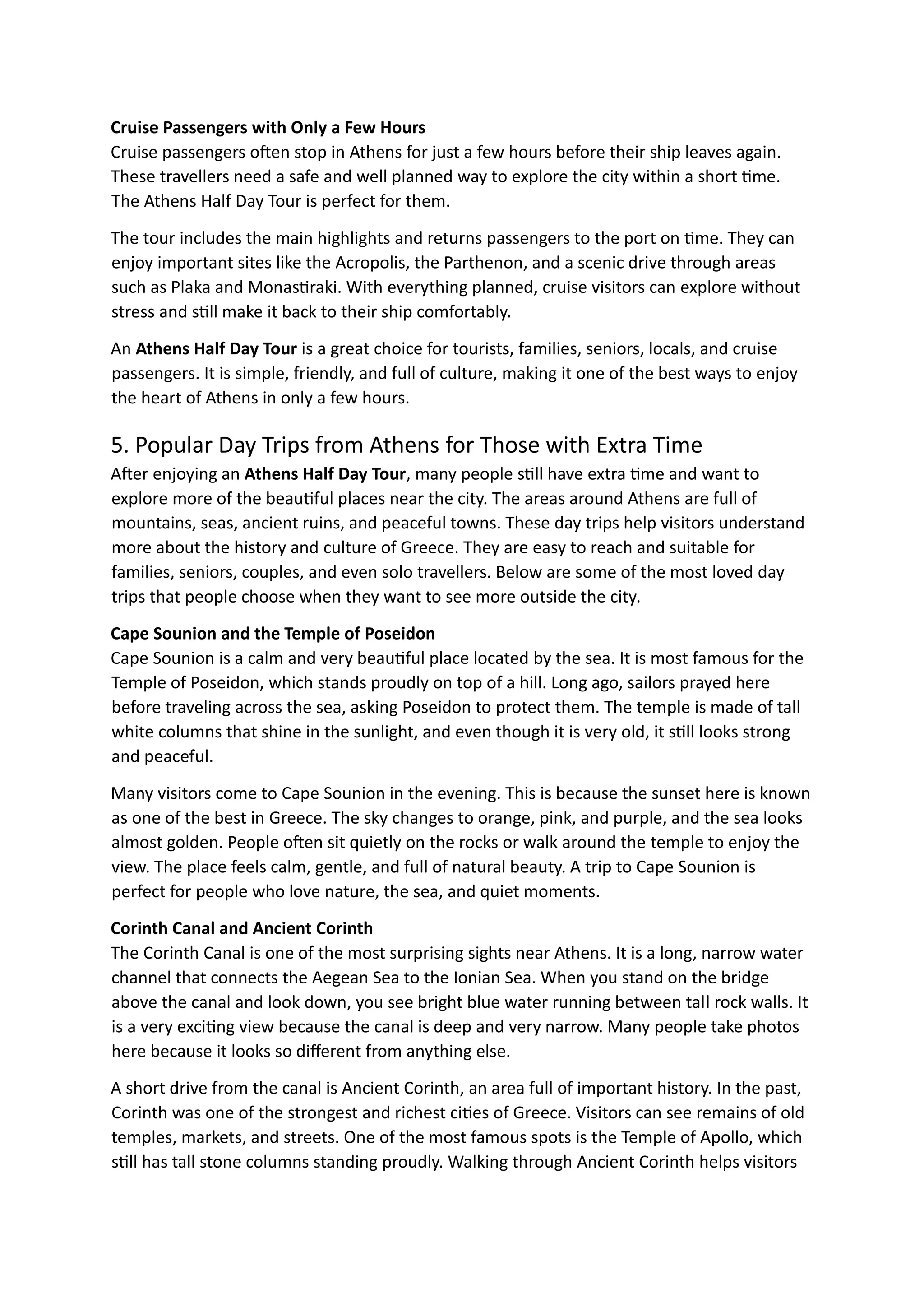 What Can You See on an Athens Half-Day Tour A Helpful Guide for ...