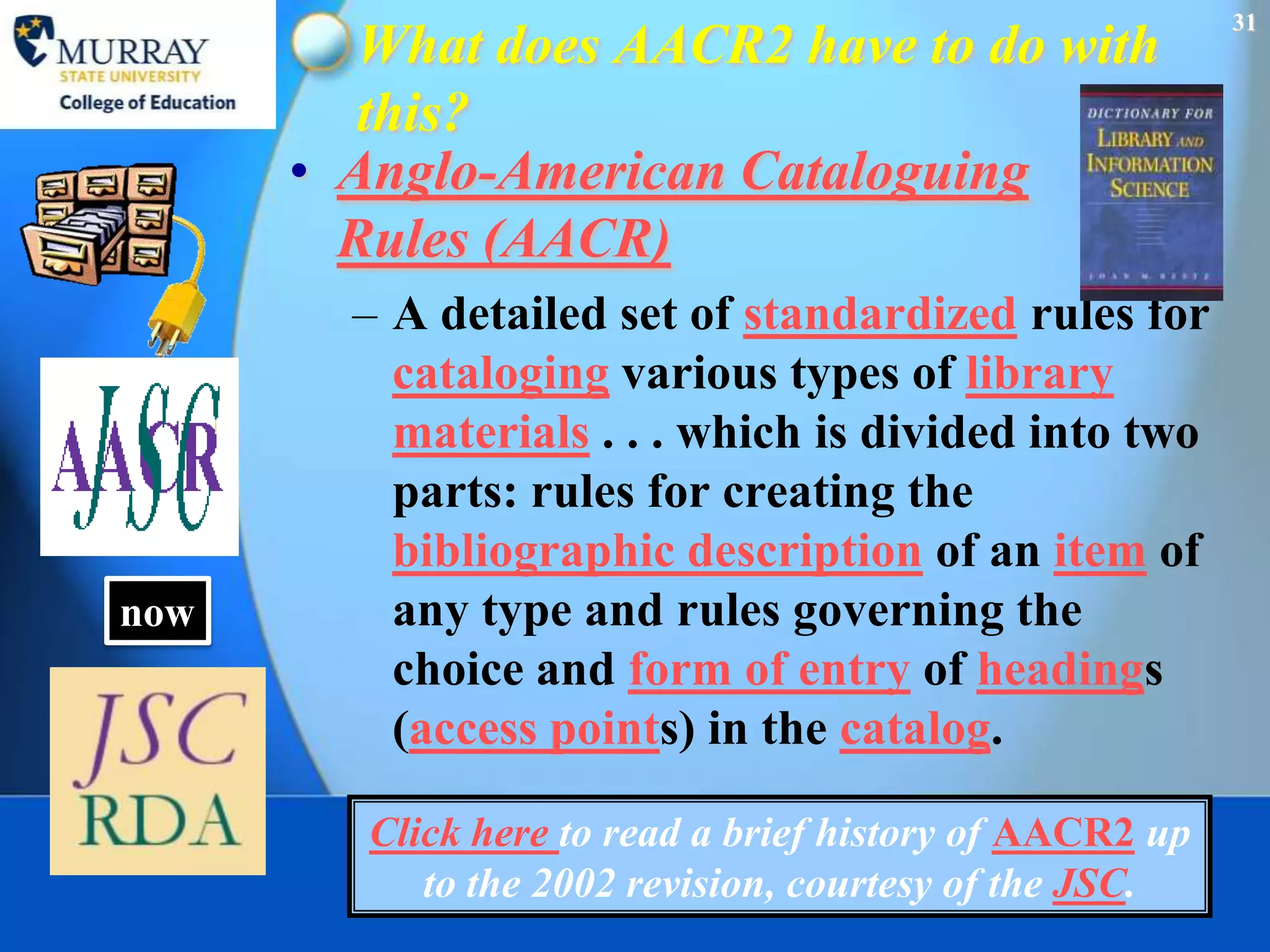 What is cataloging | PPTX