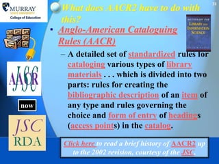 What is cataloging | PPTX