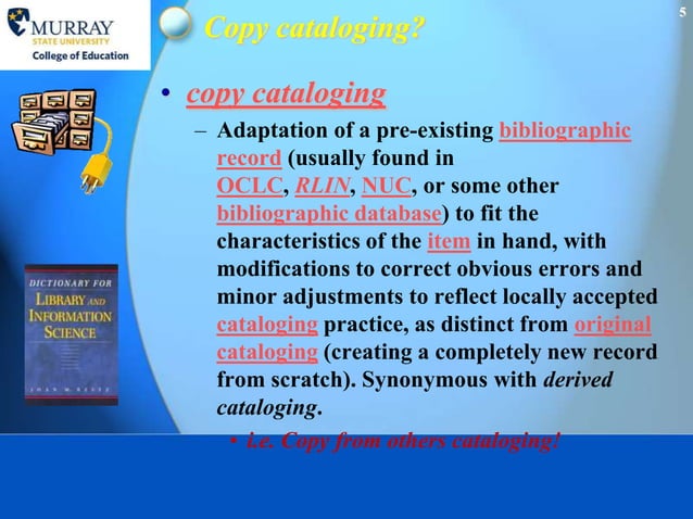 What is cataloging | PPTX