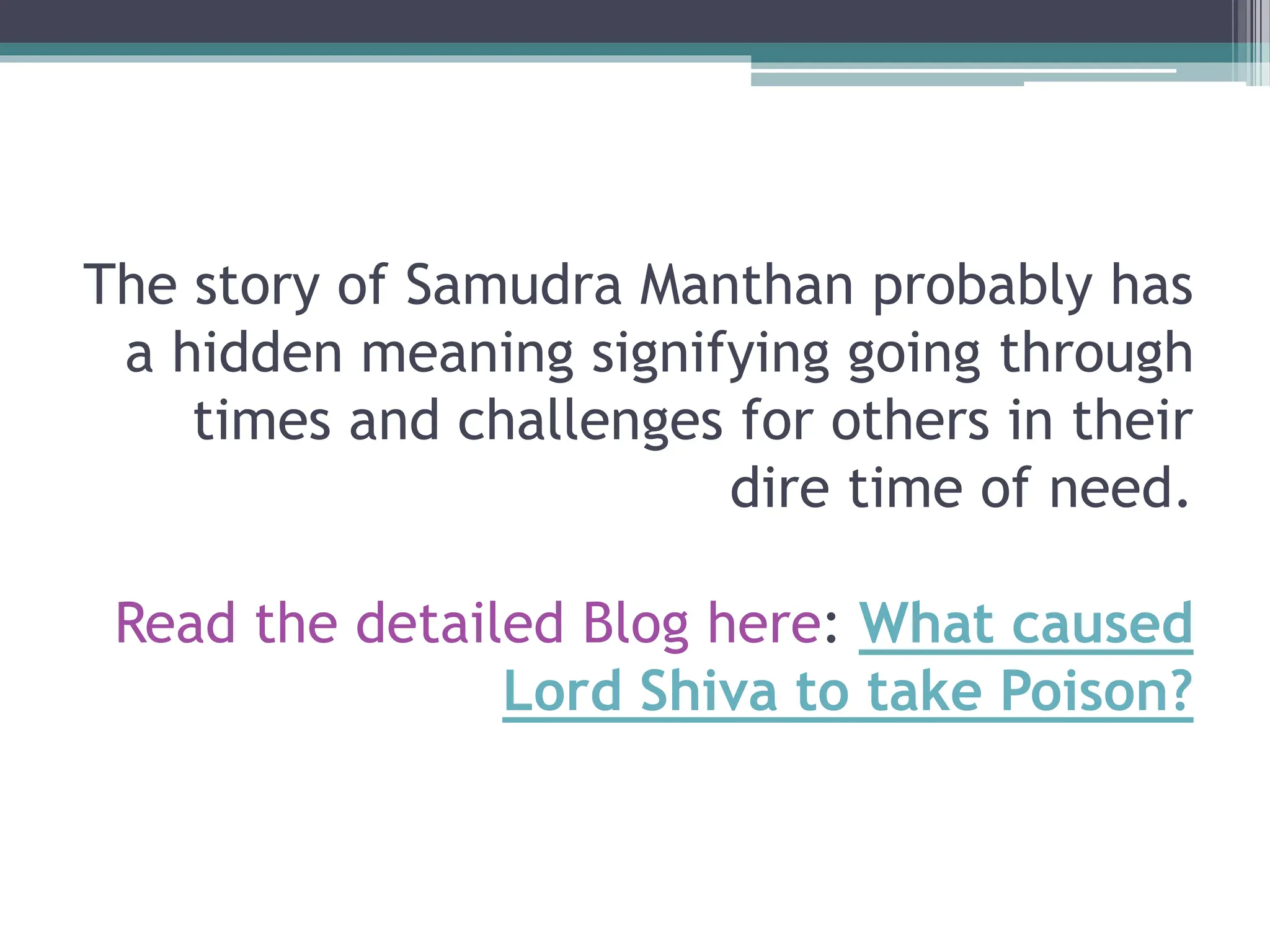 What caused Lord Shiva to take Poison.pptx