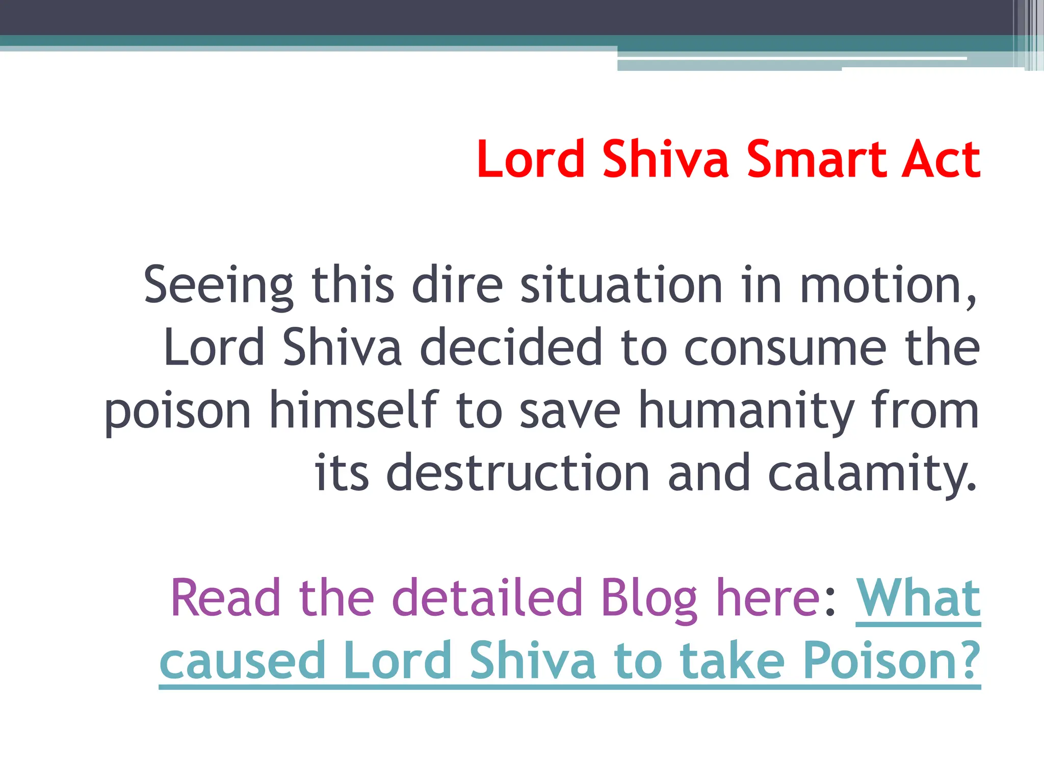 What caused Lord Shiva to take Poison.pdf | Hinduism | Religion ...