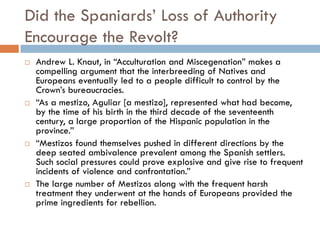 What caused the pueblo revolt of 1680 | PPT