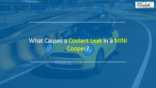 What causes a coolant leak in a MINI Cooper | PPTX