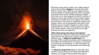 volcano to erupt, types of volcanic eruption | PPT