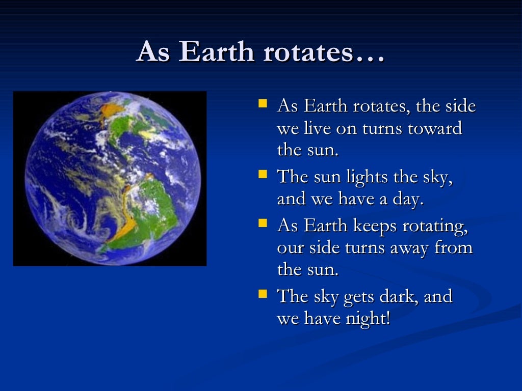 What Causes Day And Night Ppt What Causes Day And Night Ppt