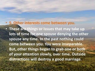 What Causes Marriage Breakups? | PPTX