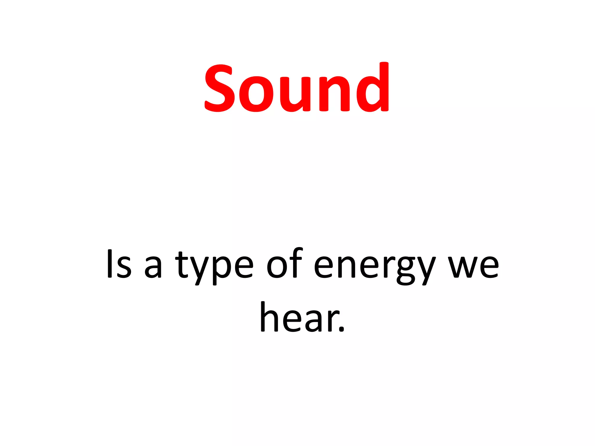 What causes sound | PPT