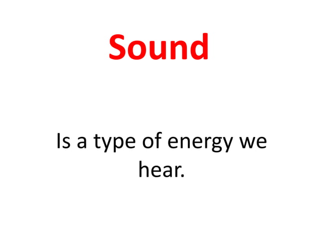 What causes sound | PPTX