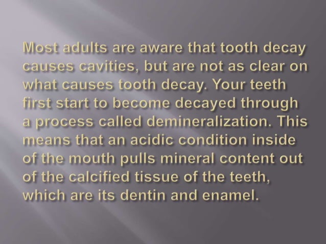 What Causes Tooth Decay? | PPTX