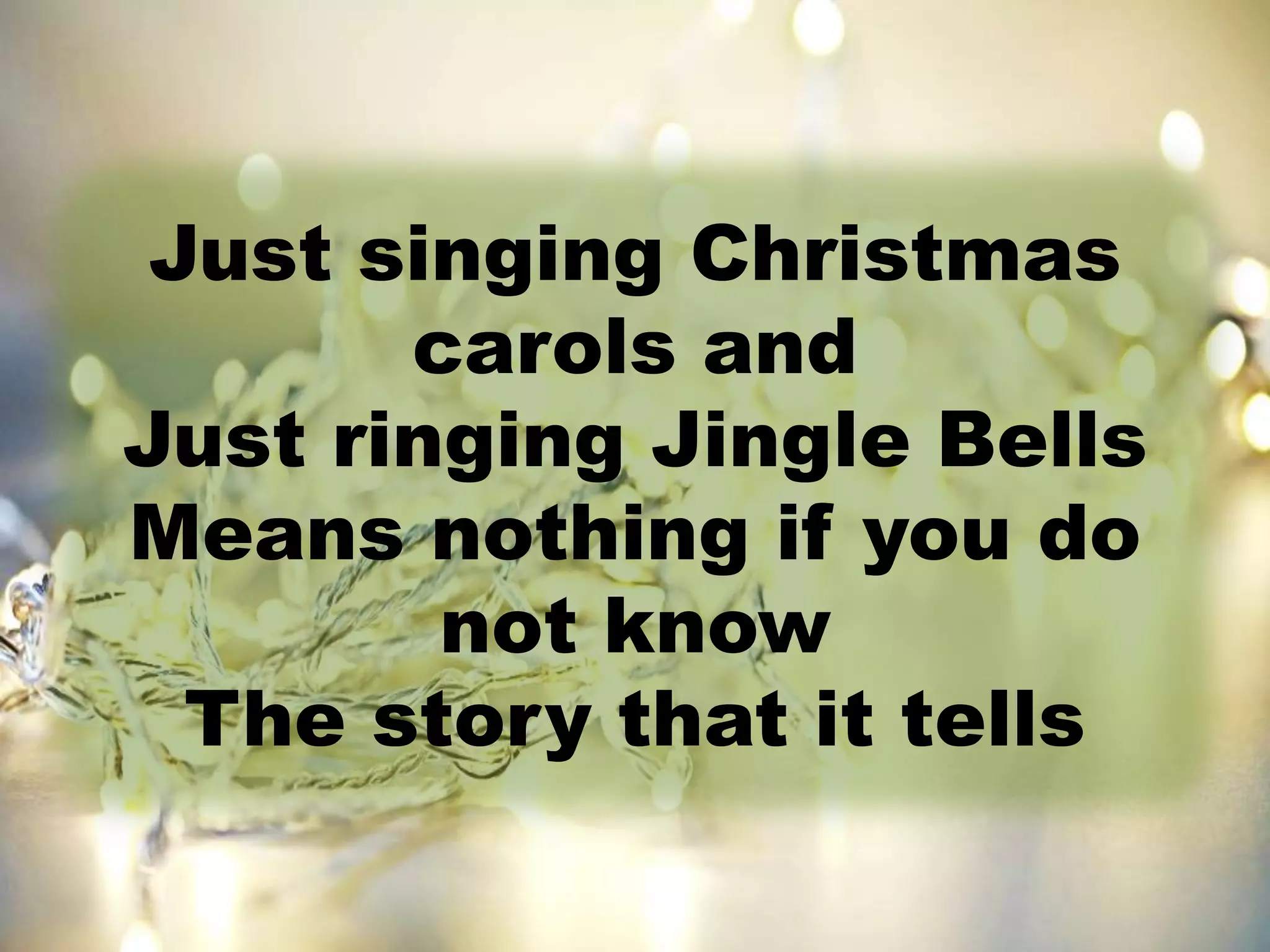 What Christmas Means To Me | PPT