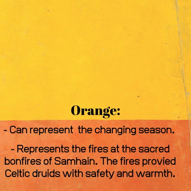 What Colors Represent Halloween? | PPT