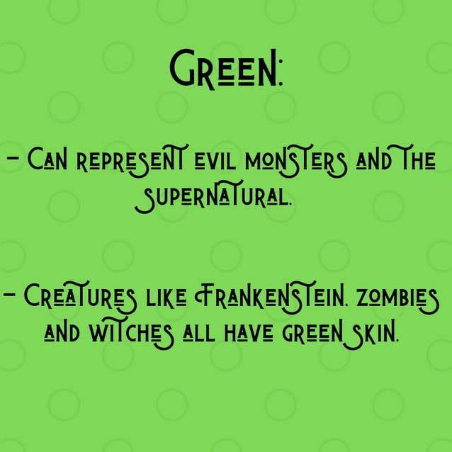 What Colors Represent Halloween? | PPT