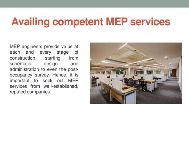 What comes under MEP engineering.pptx
