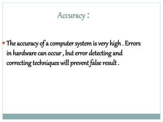 Introduction to Computer , types of computer,classification of computer ...