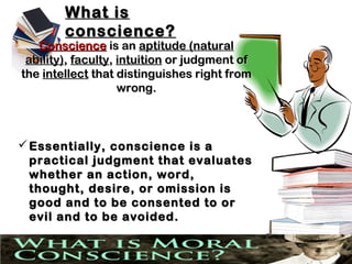 What conscience is | PPT | Christianity | Religion & Spirituality