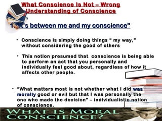 What conscience is not.ppt [autosaved] | PPT