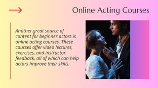How Can Reading Improve the Acting of Beginners? | PPT