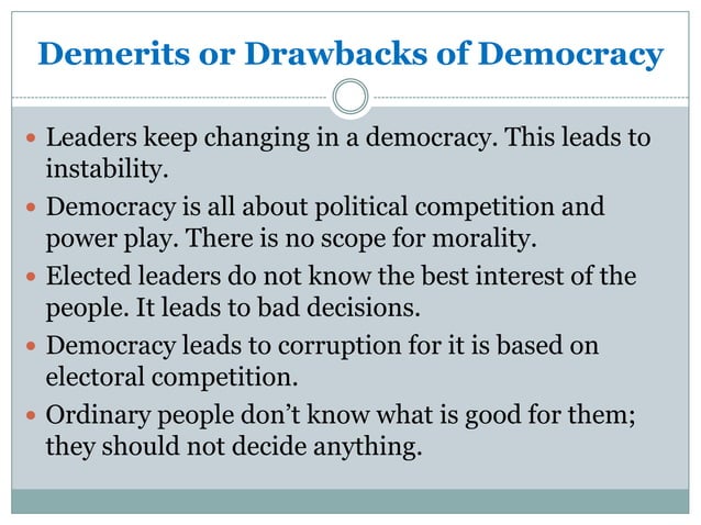 What is democracy and Why democracy? | PPTX | Civic affairs | Politics