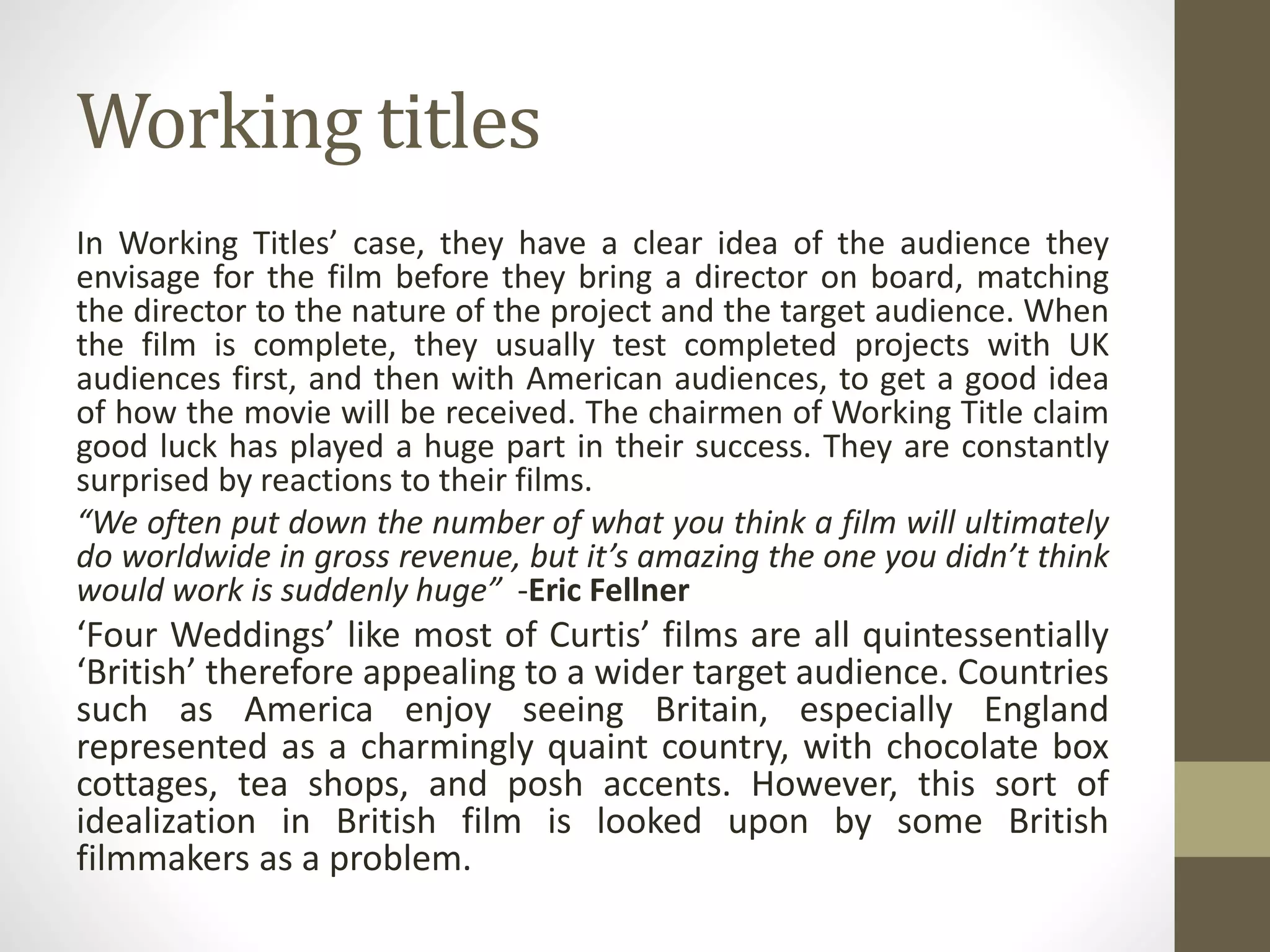 What determines a british film | PPT