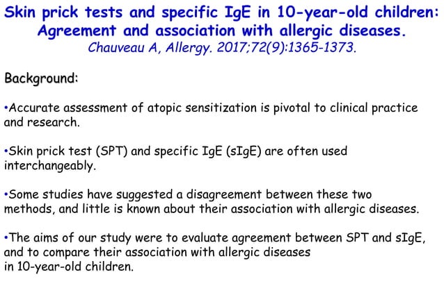 What diagnosis atopy | PPT | Free Download