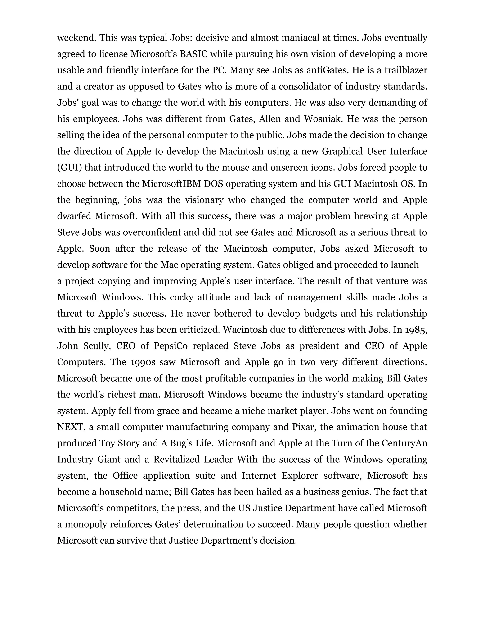 What did coke do and what could have been done differently | DOC ...