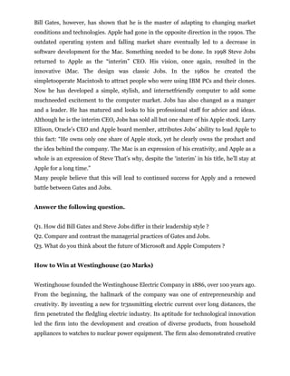 What did coke do and what could have been done differently | DOC ...