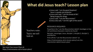 What did Jesus teach? Lesson plan | PPTX | Christianity | Religion ...